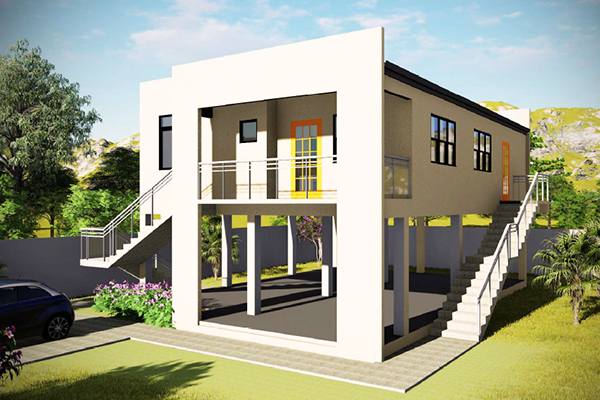 3 Bedroom Modern Design, Ready to go design